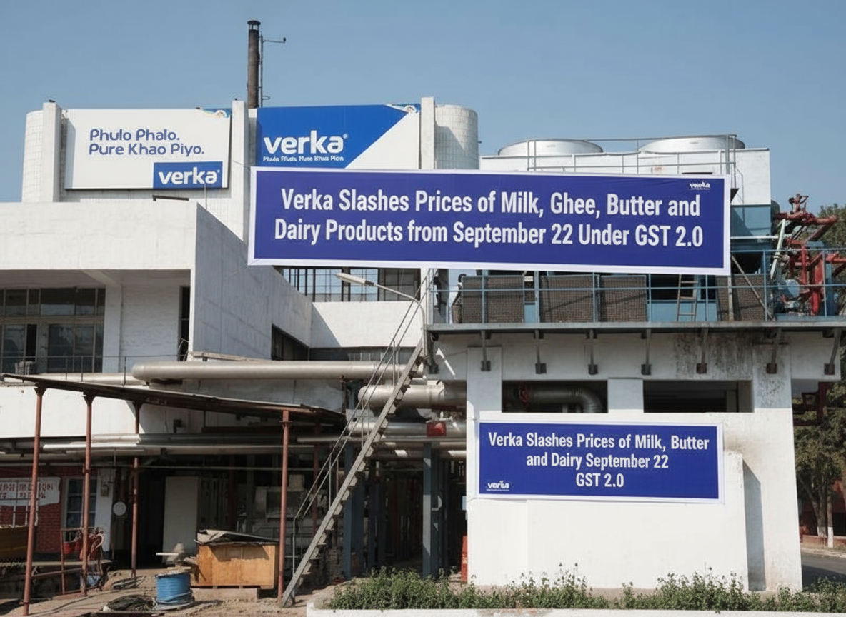 Verka to Cut Prices of Milk, Ghee and Other Dairy Products