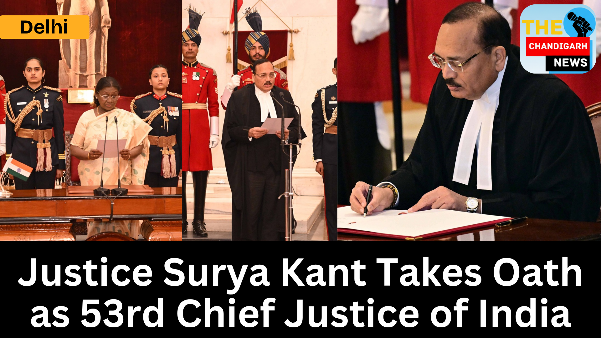 Justice Surya Kant Takes Oath as 53rd Chief Justice of India